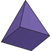 Net of a Square Based Pyramid - Maths Resource - Twinkl