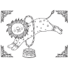 Lion Colouring Sheet - Health and Wellbeing (teacher made)