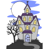 KS2 Descriptive Setting Word Mat: Haunted House - Twinkl