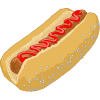 FREE! - Simple Blank Hot Dog Page Border | Page Borders | Twinkl