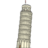 Leaning Tower of Pisa Paper Craft (teacher made)