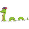 FREE! - Loch Ness Monster Colouring Sheet - Teaching Resource - Twinkl